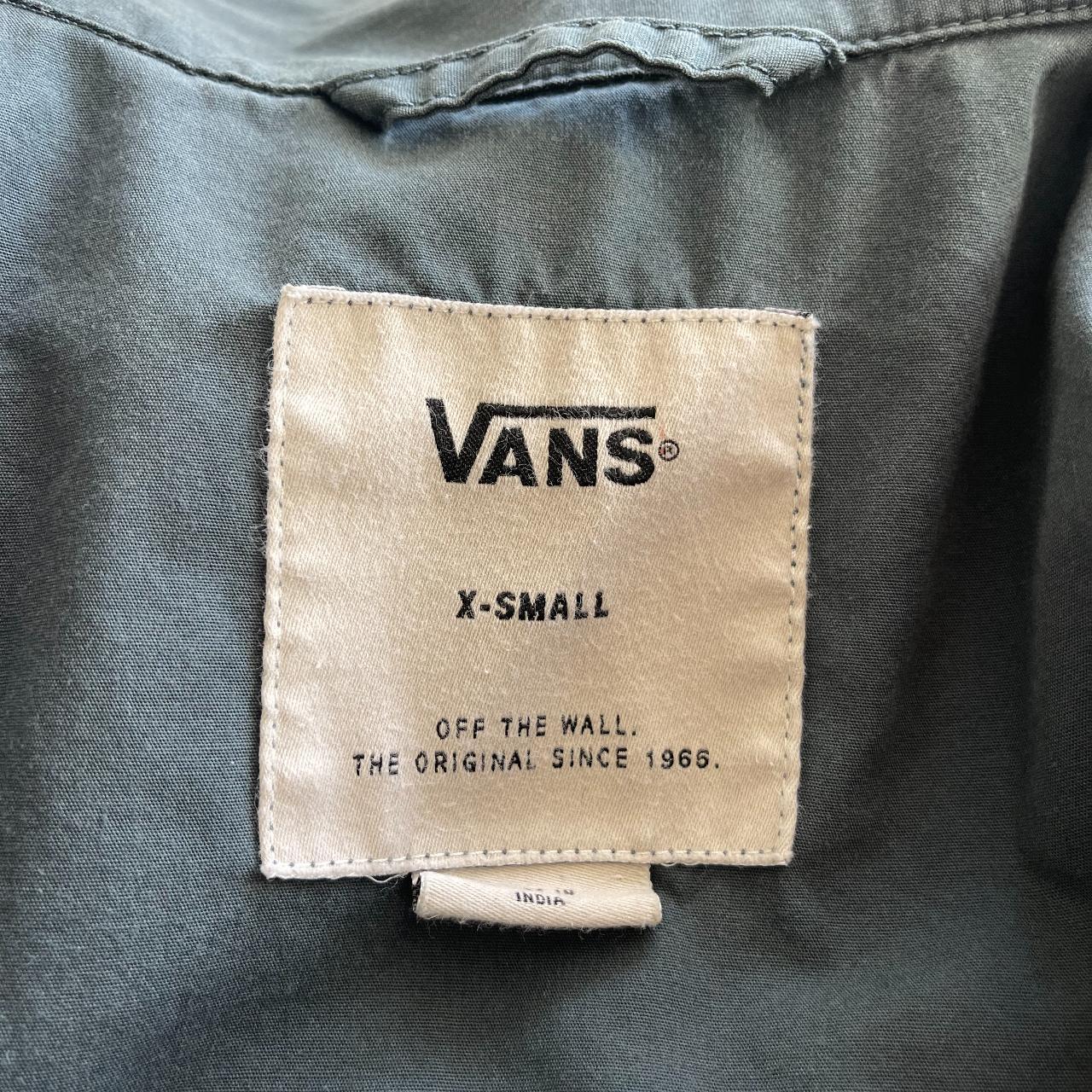 X-SMALL VANS BOMBER JACKET Vans skateboard zip-up... - Depop