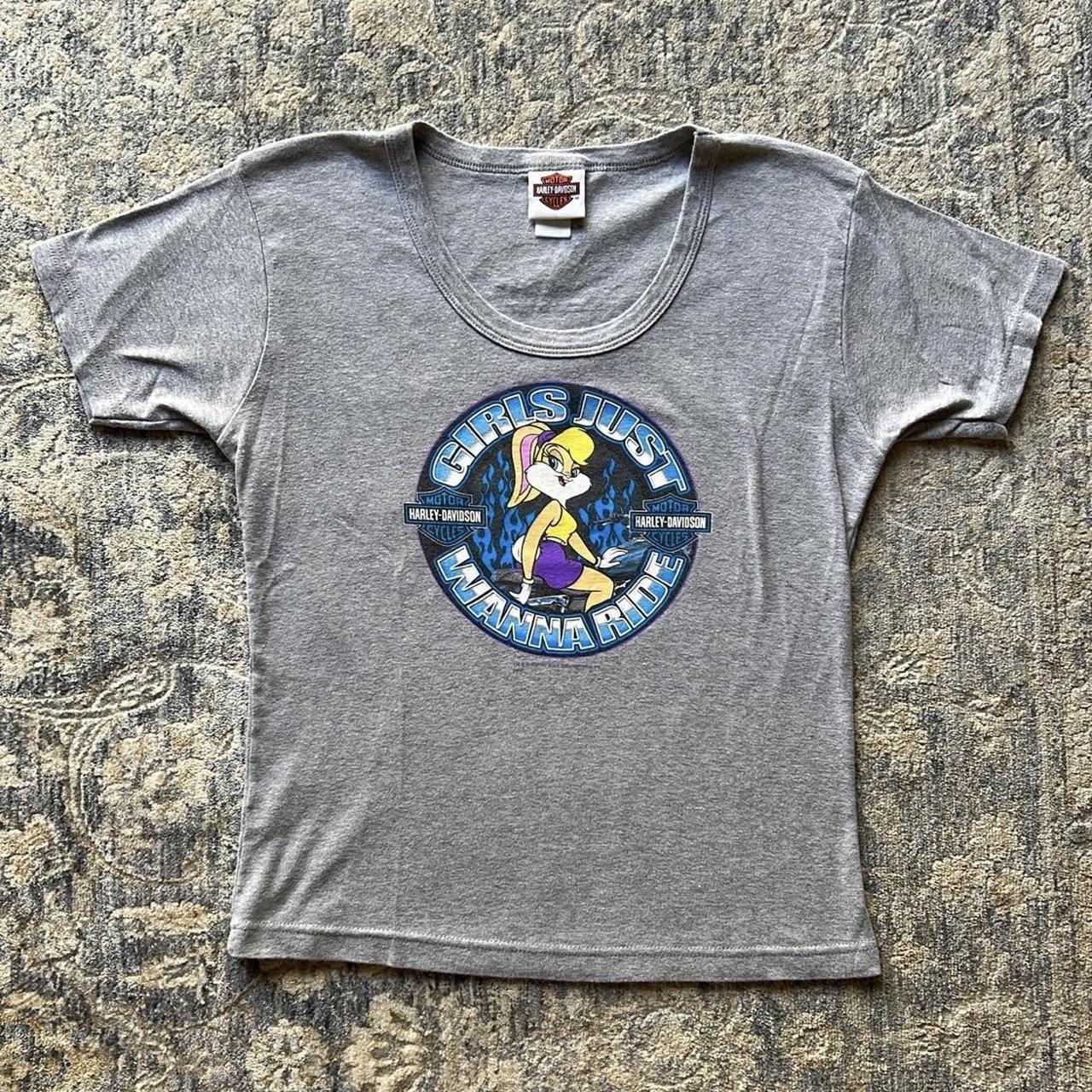 Harley Davidson lola bunny shirt pat rodgers... - Depop