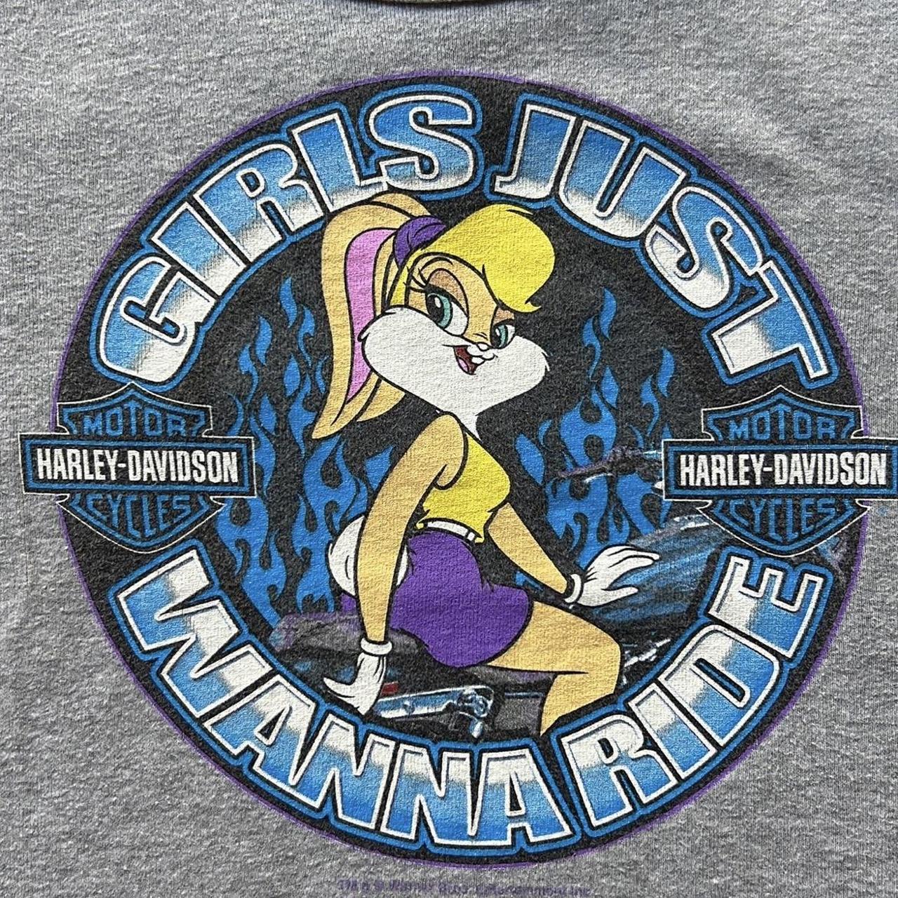 Harley Davidson lola bunny shirt pat rodgers... - Depop
