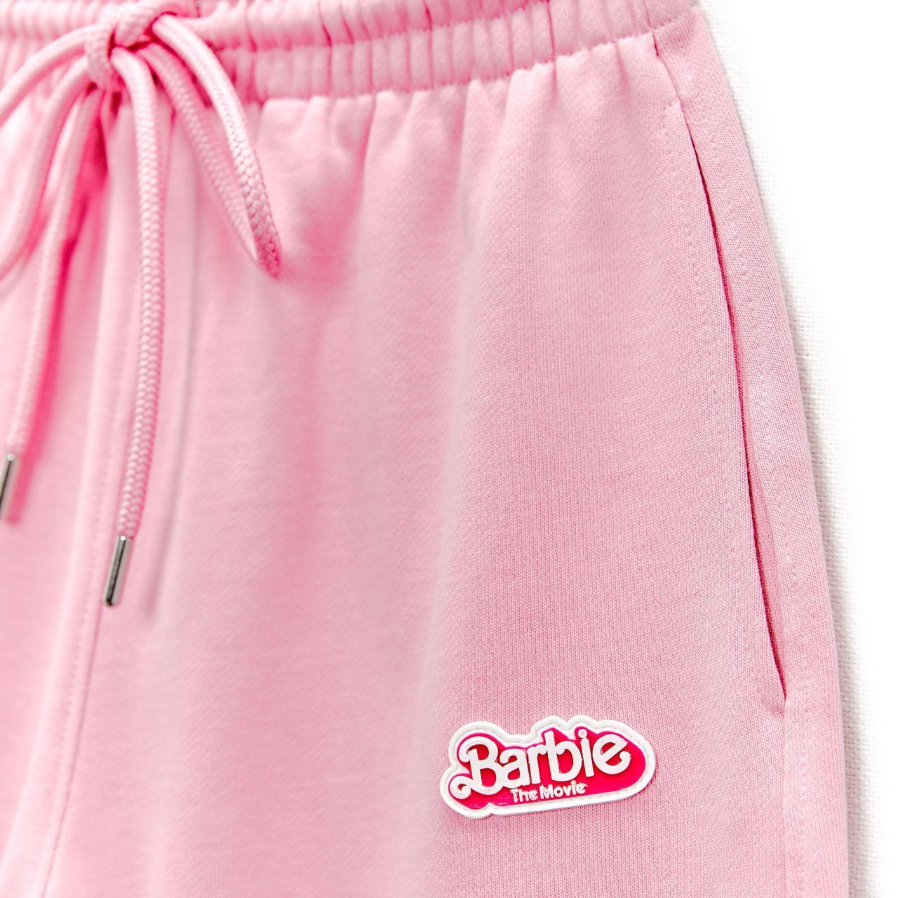 Barbie the Movie x Zara Pink Joggers... - Depop