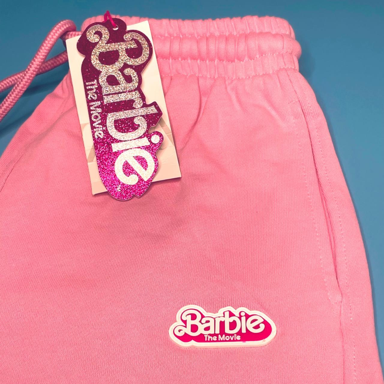 Barbie the Movie x Zara Pink Joggers... - Depop