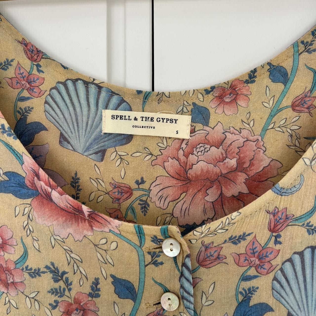 Spell SEASHELL Dress Small Perfect condition, only... - Depop
