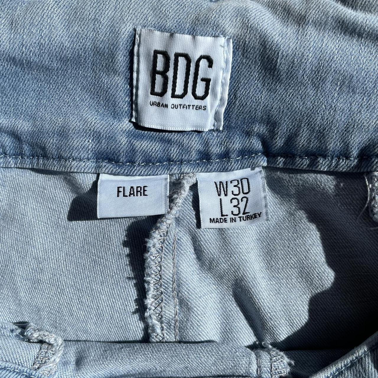 Urban Outfitters BDG flared jeans Light blue... - Depop