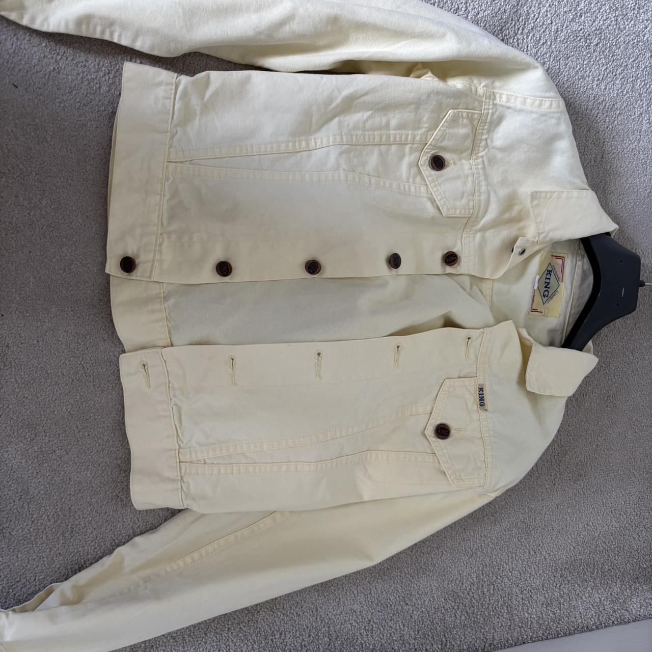 Yellow jacket - vintage original cowboy king Butter... | Depop