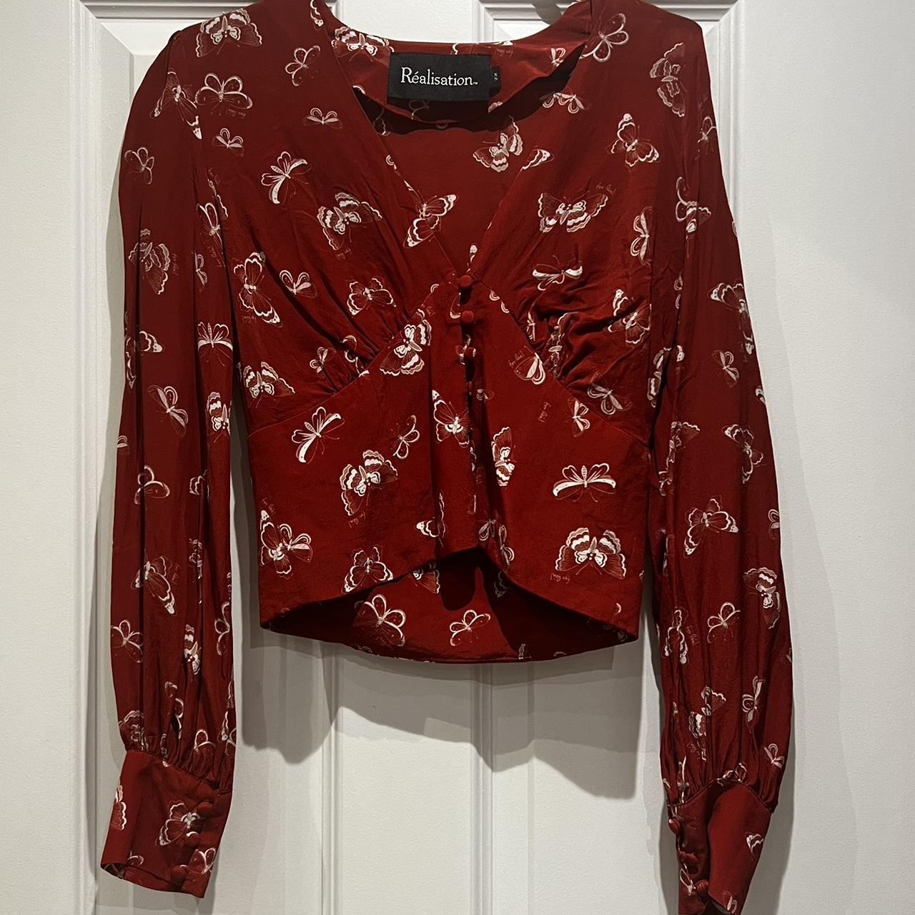 Réalisation Par Butterfly button down top 🦋 100%... - Depop