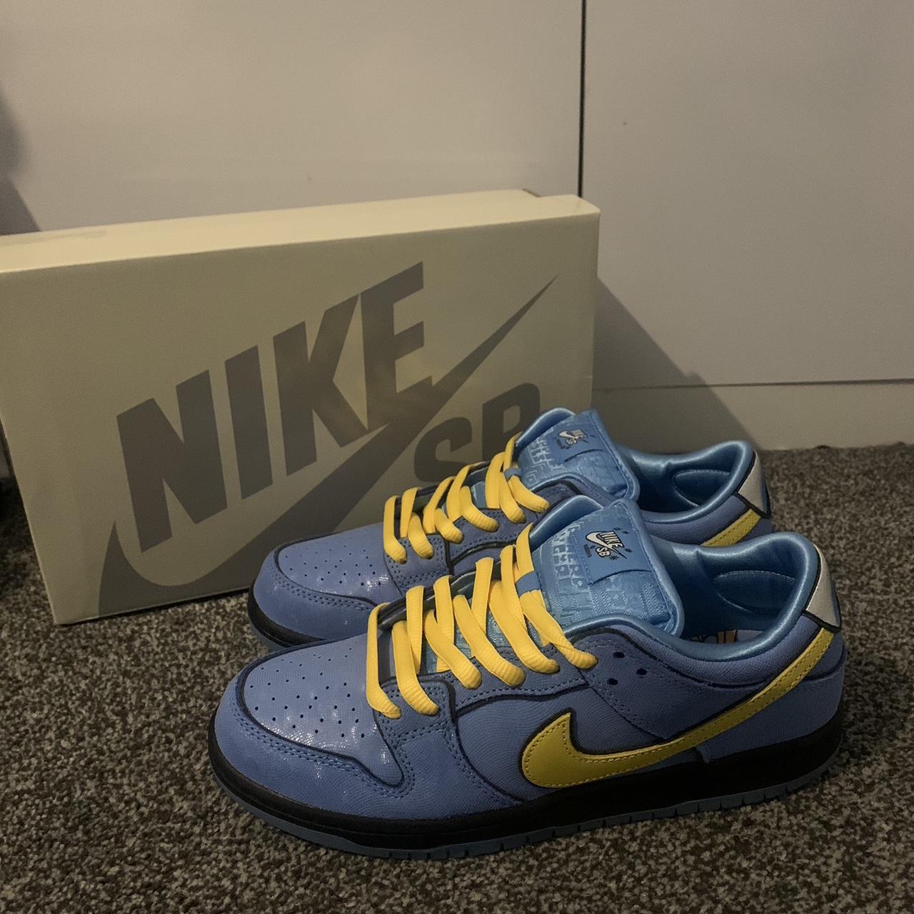 Nike sb dunk low - the power puff girls Bubbles /... - Depop