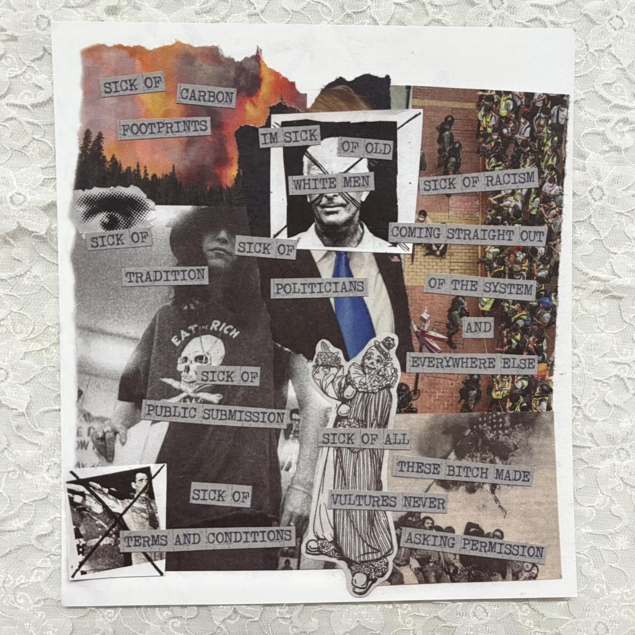 Print inspired by The Garden’s song Sneaky Devil!... | Depop