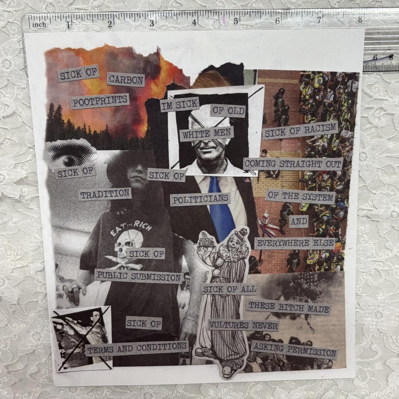 Print inspired by The Garden’s song Sneaky Devil!... | Depop