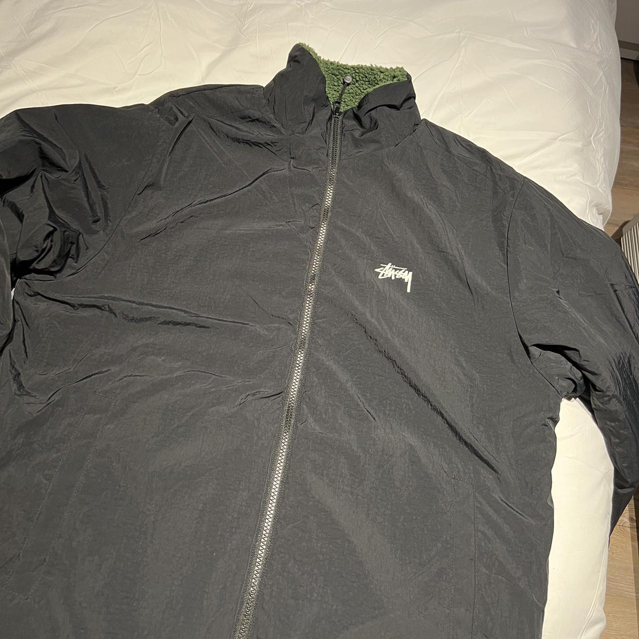 Stussy reversible 8Ball Fleece Jacket. 💕 Size: XL... - Depop