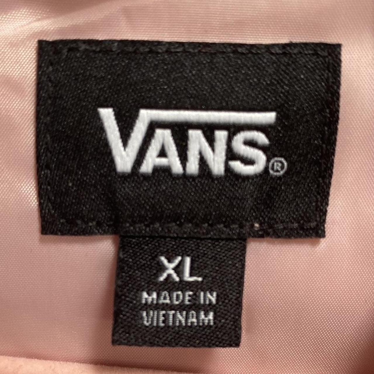 Vans light pink rain coat jacket in XL Never worn.... - Depop