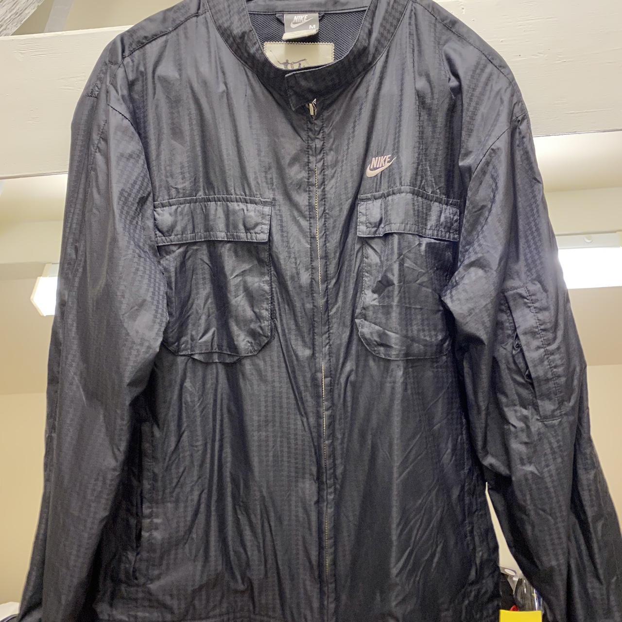 Nike Windbreaker Jacket Black, lightweight no hood... - Depop