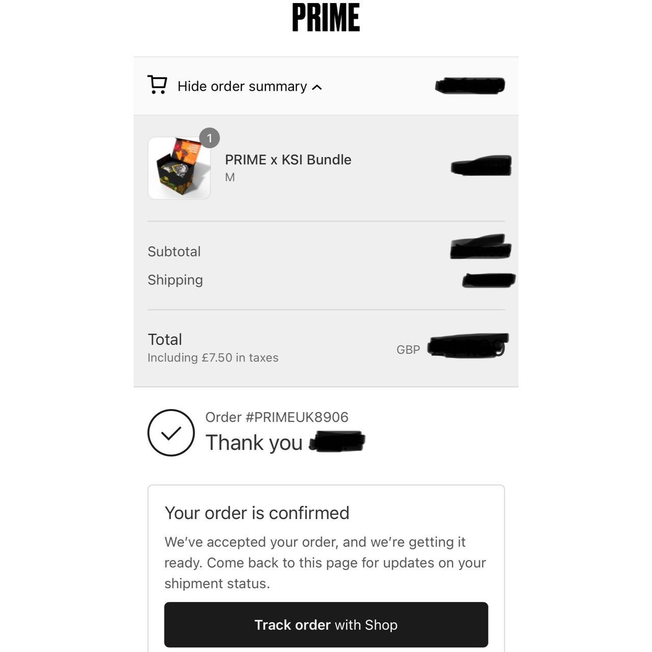 KSI X PRIME Limited edition (Medium) 12x Ksi Prime... - Depop