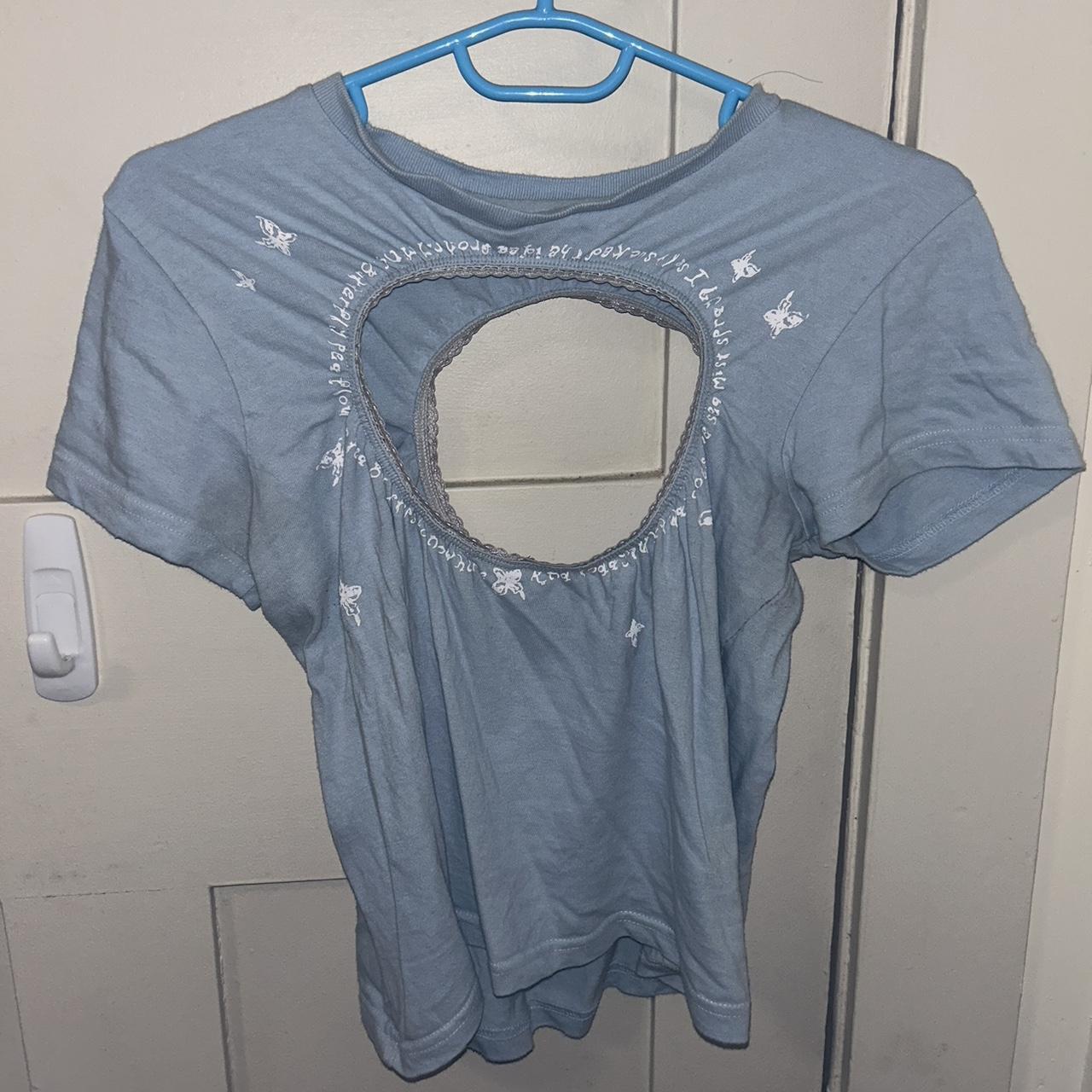 Ramp Tramp Tramp Stamp Logo removal baby tee in... - Depop