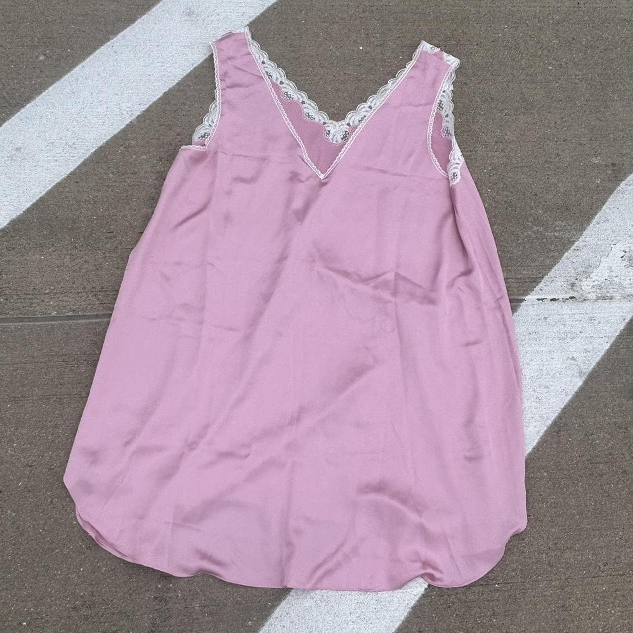 Leslie Fay Women's Pink Dress | Depop