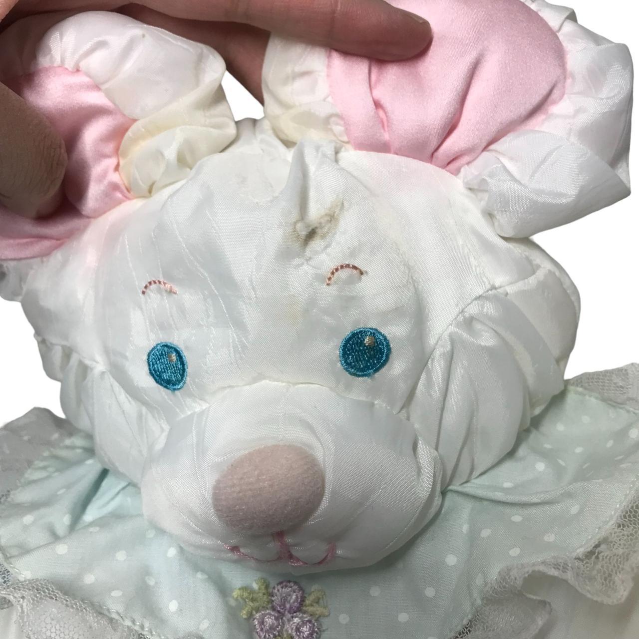 Vintage 1988 1980s White Mouse Puffalump Plush... - Depop