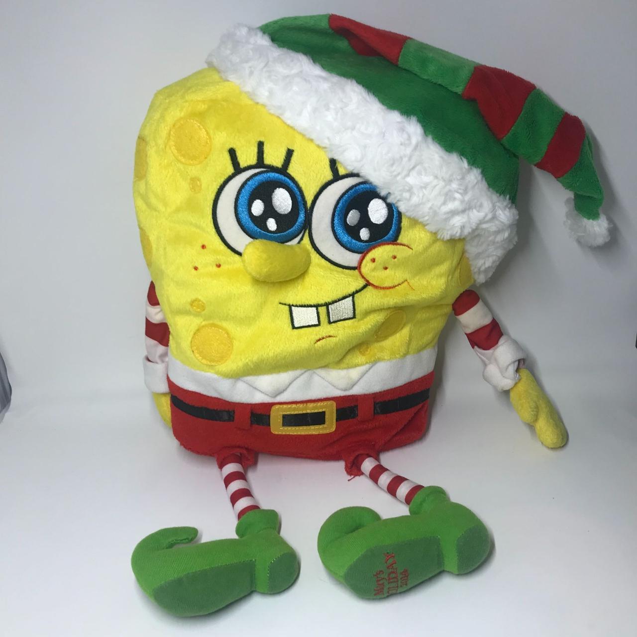 Macys SpongeBob SquarePants Santa Elf Holiday Doll... - Depop
