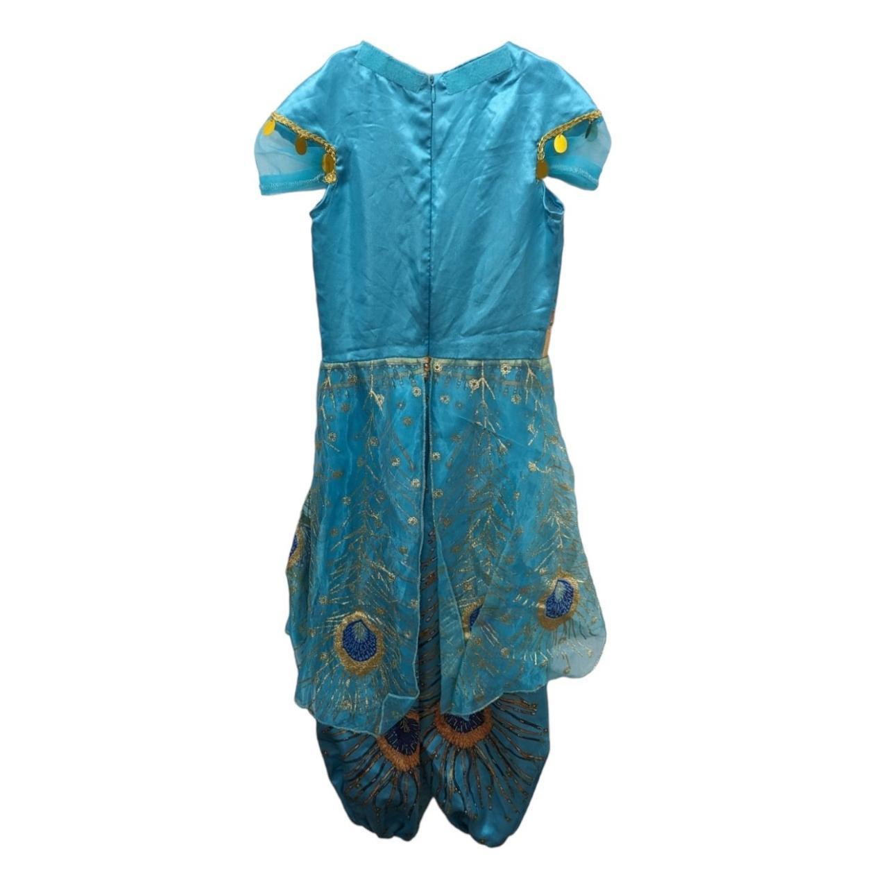 Disney Aladdin Princess Jasmine Blue Peacock... - Depop