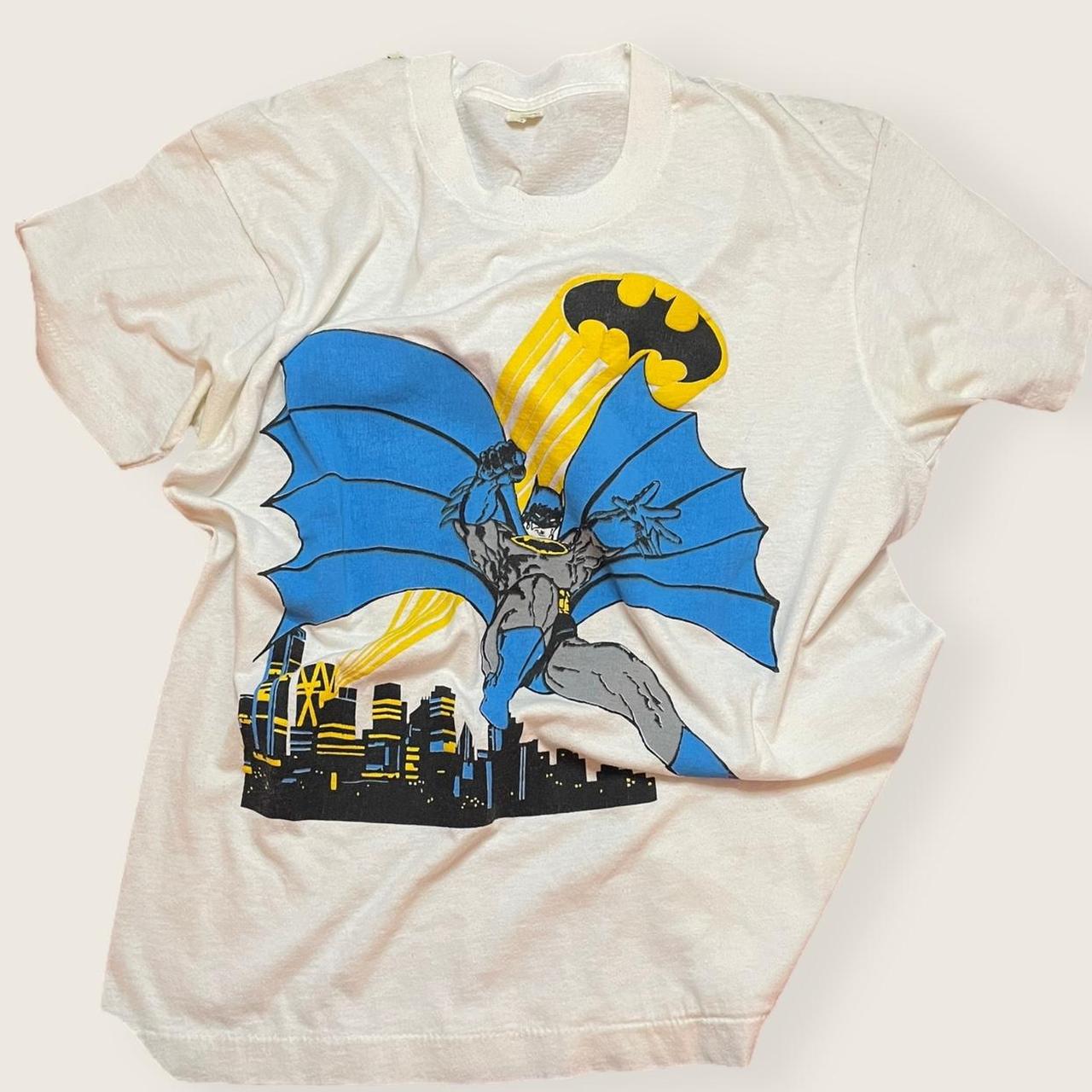 Vintage 80s Batman DC comics graphic t shirt 📏... - Depop