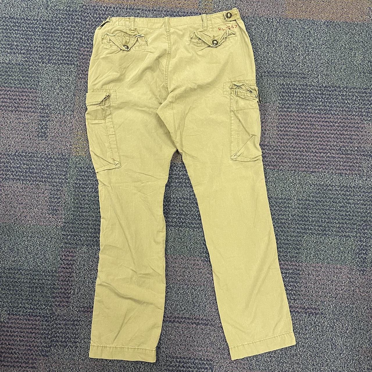 Polo Ralph Lauren army cargo pants 📏36”x34” 33”... - Depop