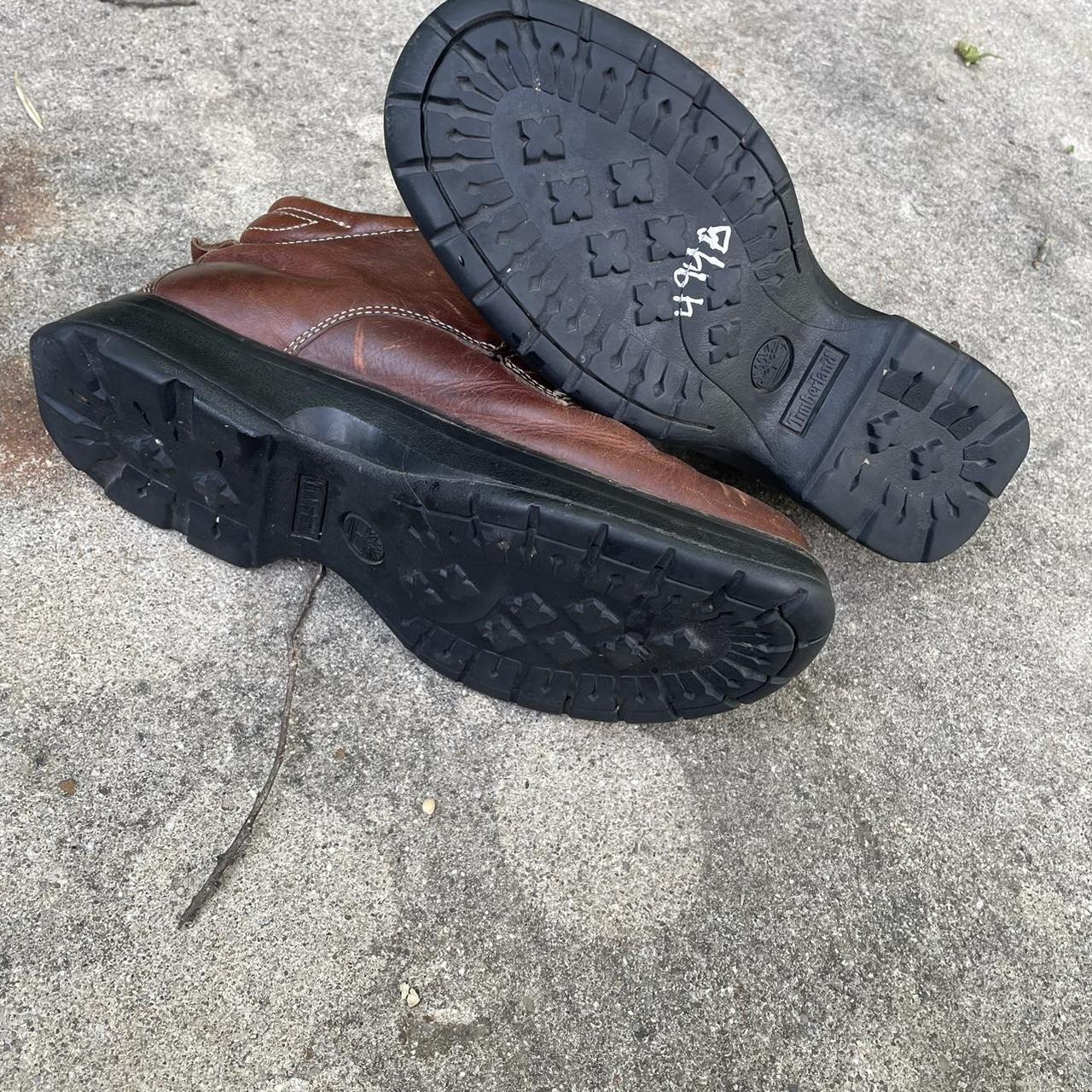 Vintage late 90s Timberland smart chunky boots 📏... - Depop