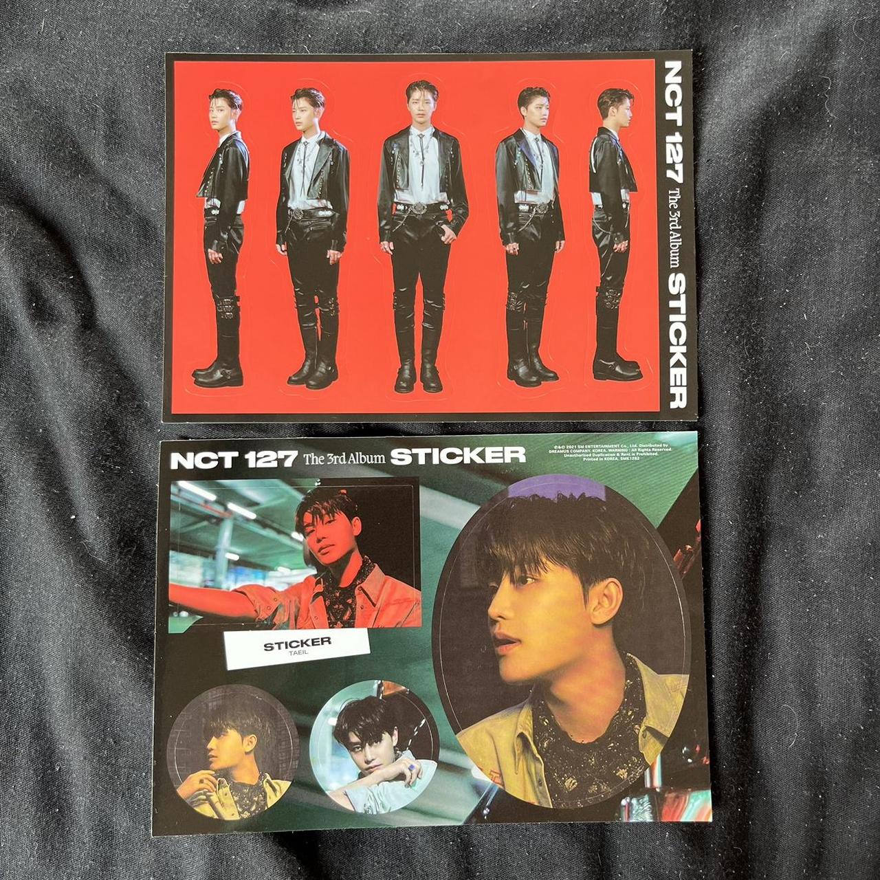 nct 127 taeil sticker stickers £1 each or £1.75 for... - Depop