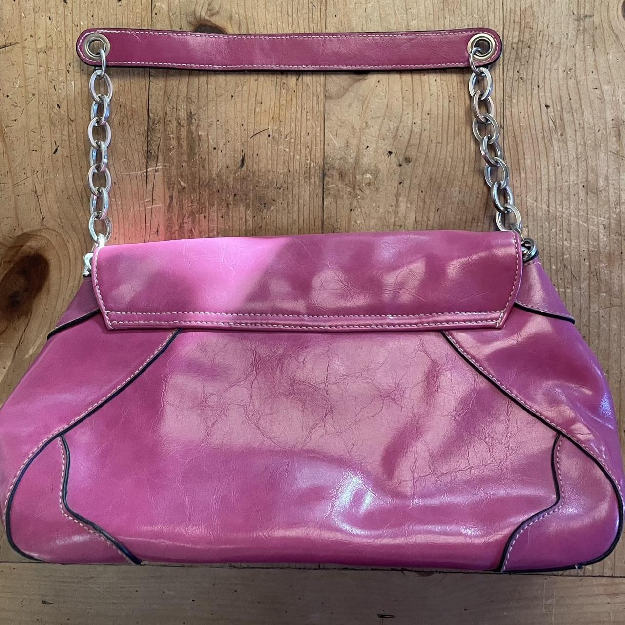 Super pretty pink hand bag- spacious inside... - Depop