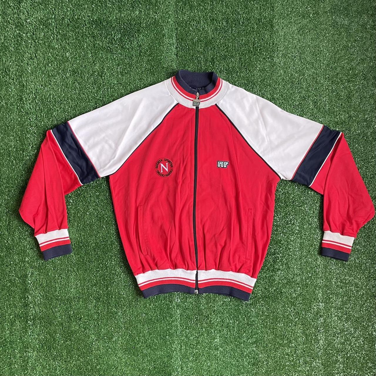 Vintage Napoli tracksuit top from 1985-86 season (I... - Depop