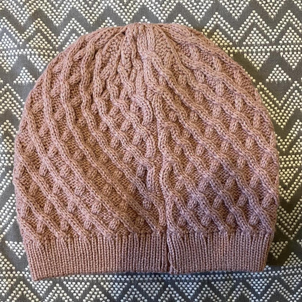 REGATTA PINK WOOLLY HAT super soft dusty pink woolly... - Depop