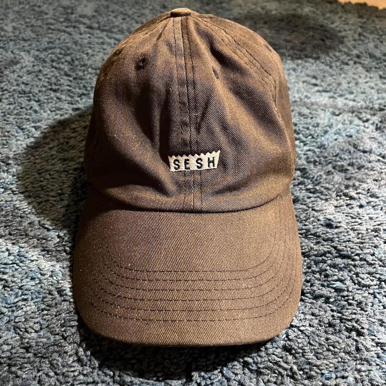 OG TeamSesh Bones Sesh Dad Hat Naturally Sun Faded... - Depop