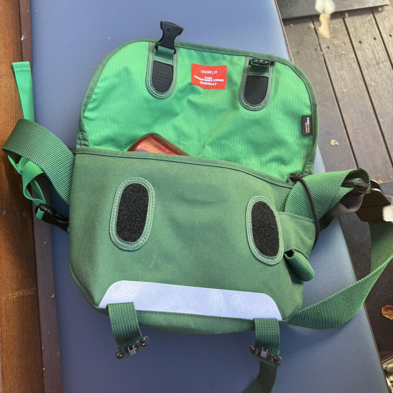 CRUMPLER COMFORT ZONE SMALL in GREEN worn once,... - Depop