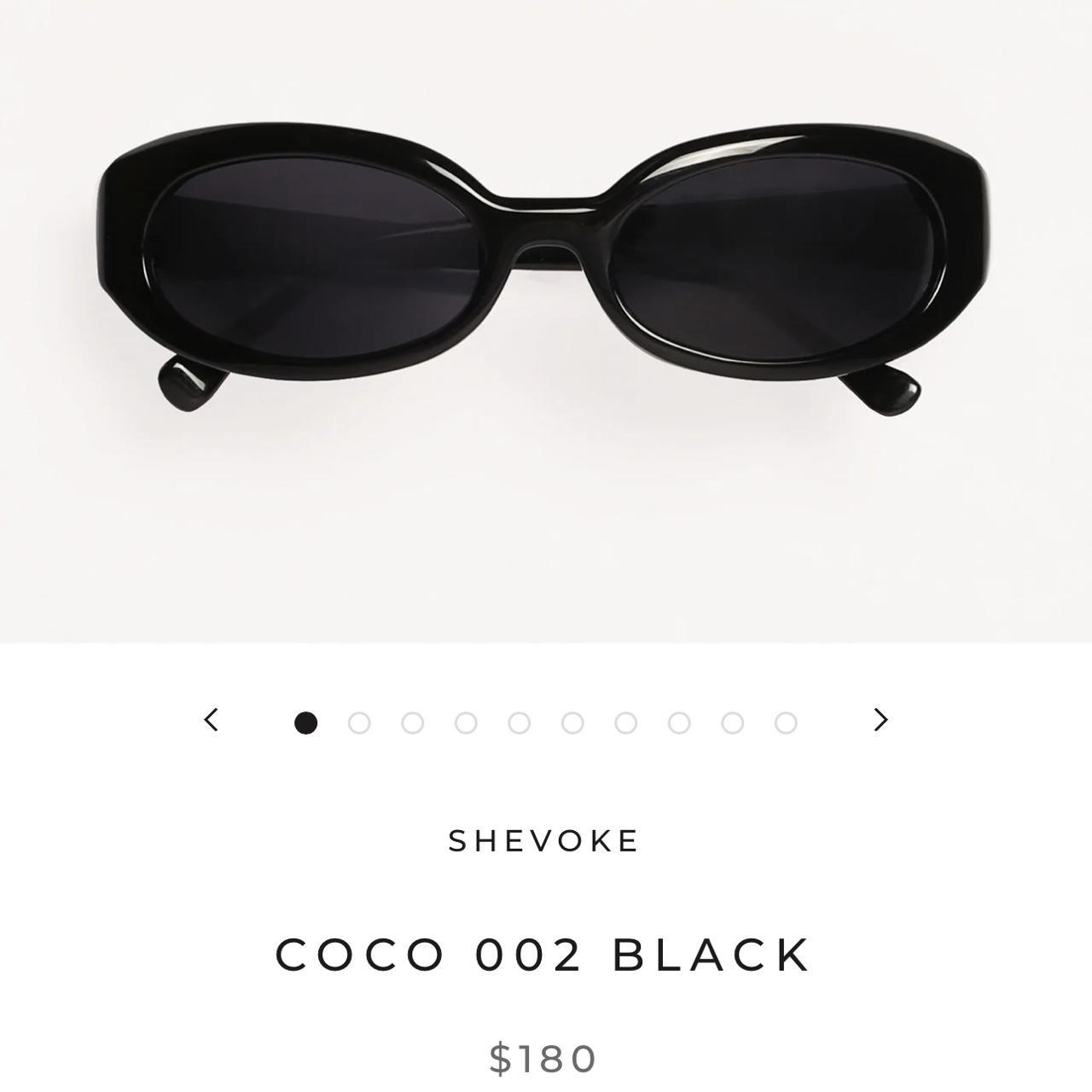 Shevoke COCO 002 black sunglasses BRAND NEW Never... - Depop