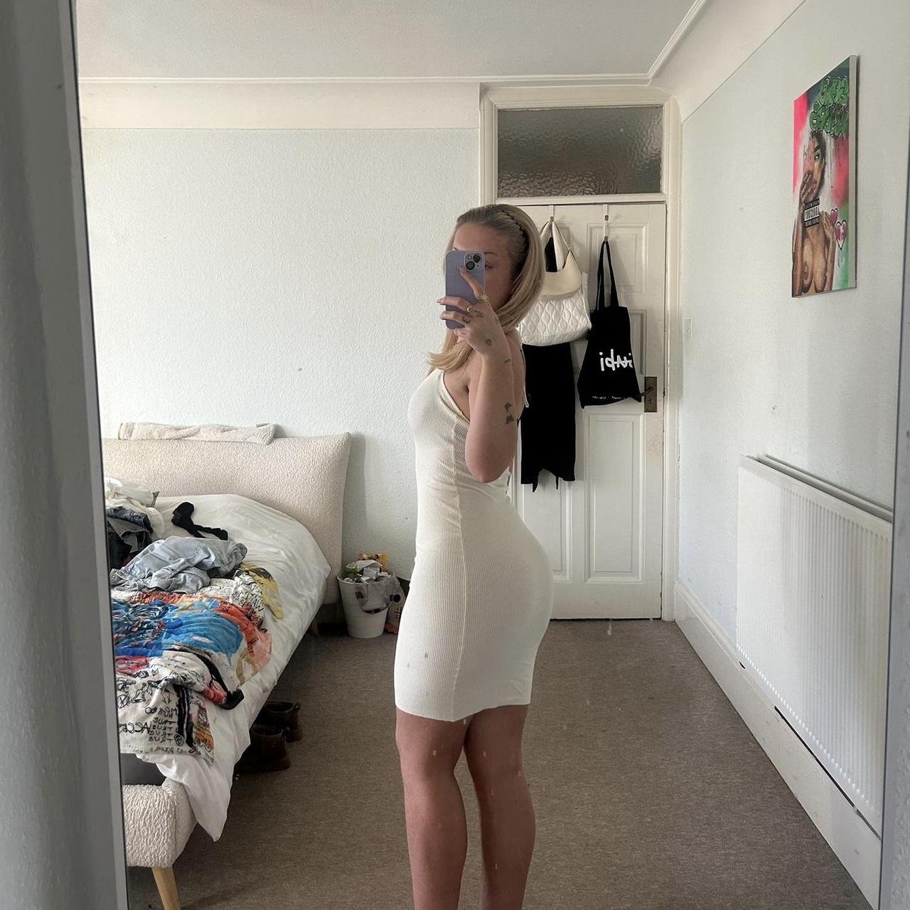 super cute plt halter neck summer dress size 8 - Depop