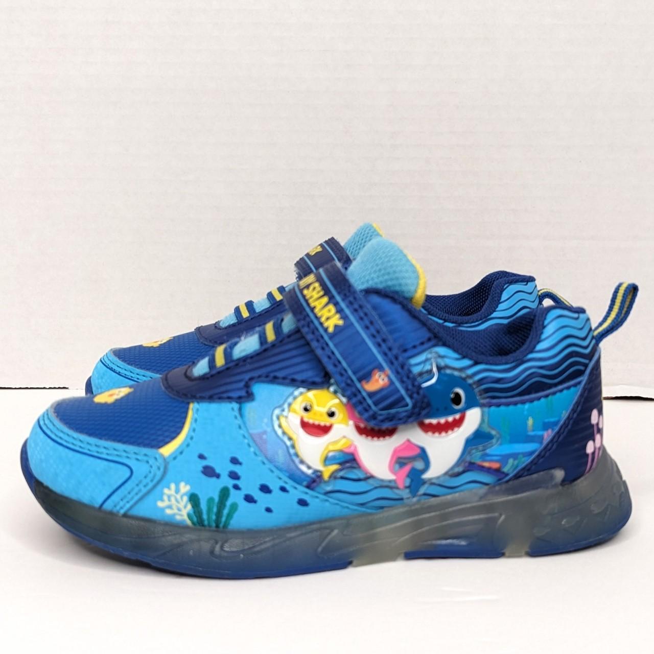 Baby Shark Light Up Sneakers - Very good... - Depop