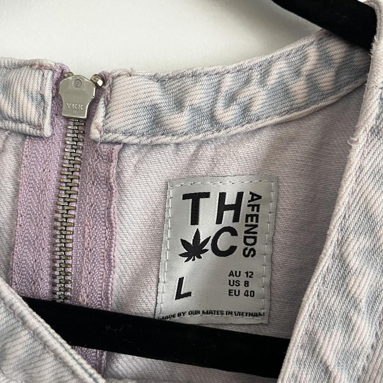 AFENDS 💜 Denim Crop Size L (12) Worn only a couple... - Depop