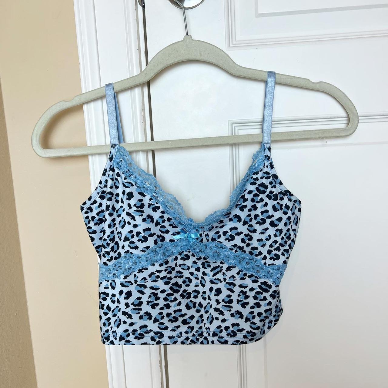 shein leopard crop tank size M - - shein, cropped,... - Depop