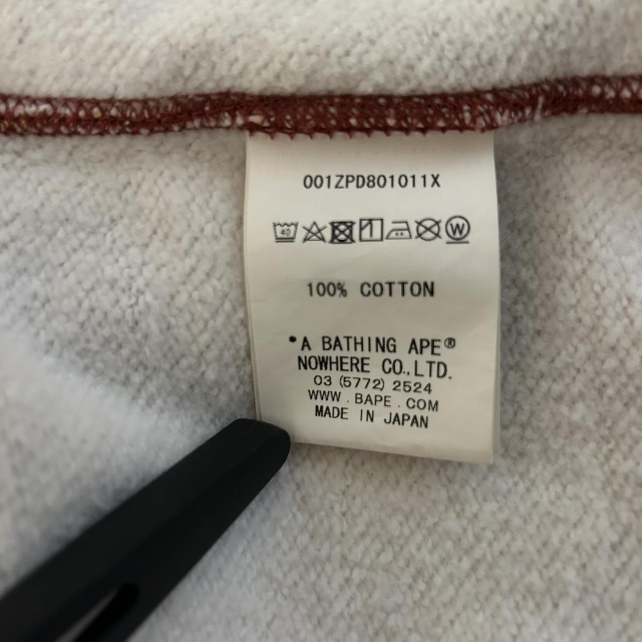 RARE 2017 Bape Orange Camo Shark Full Zip Hoodie and... | Depop