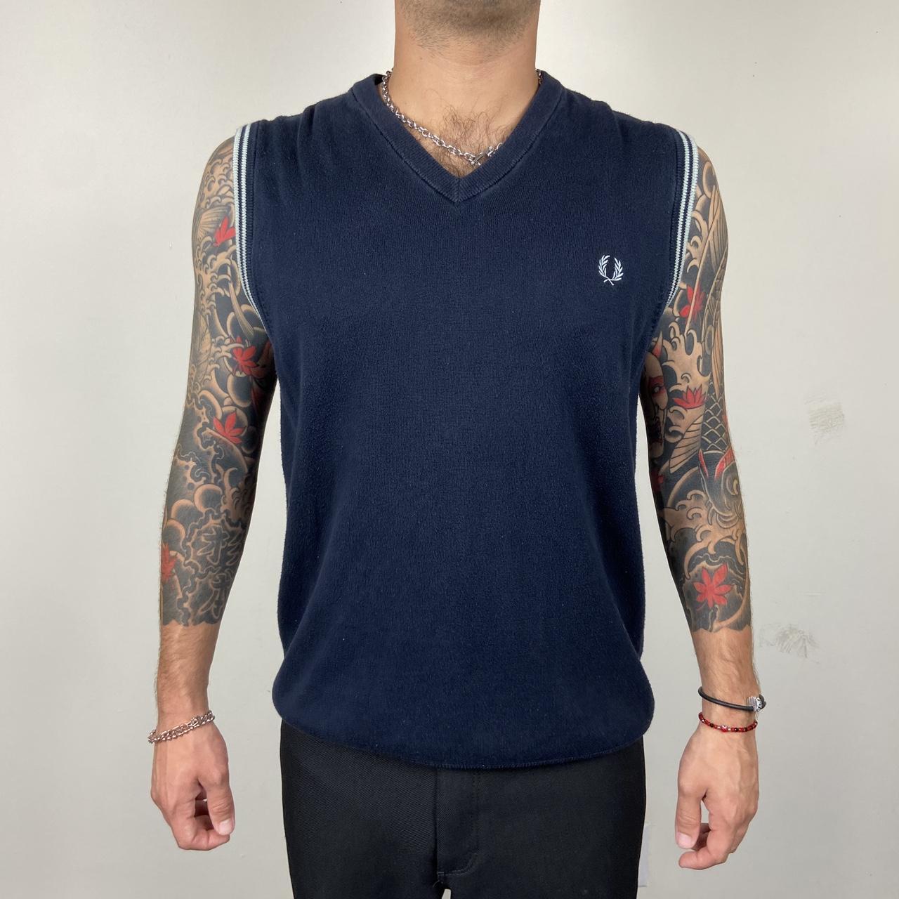 Fred Perry Sweater Vest -perfect vintage condition... - Depop