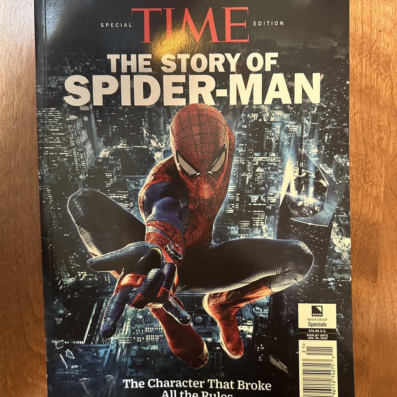 TIME Magazine: The Story of Spider-Man... - Depop