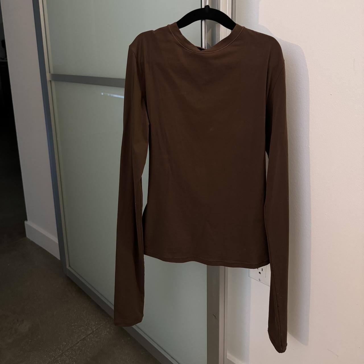 brown skims top #brown #chocolate #skims #tee #top - Depop