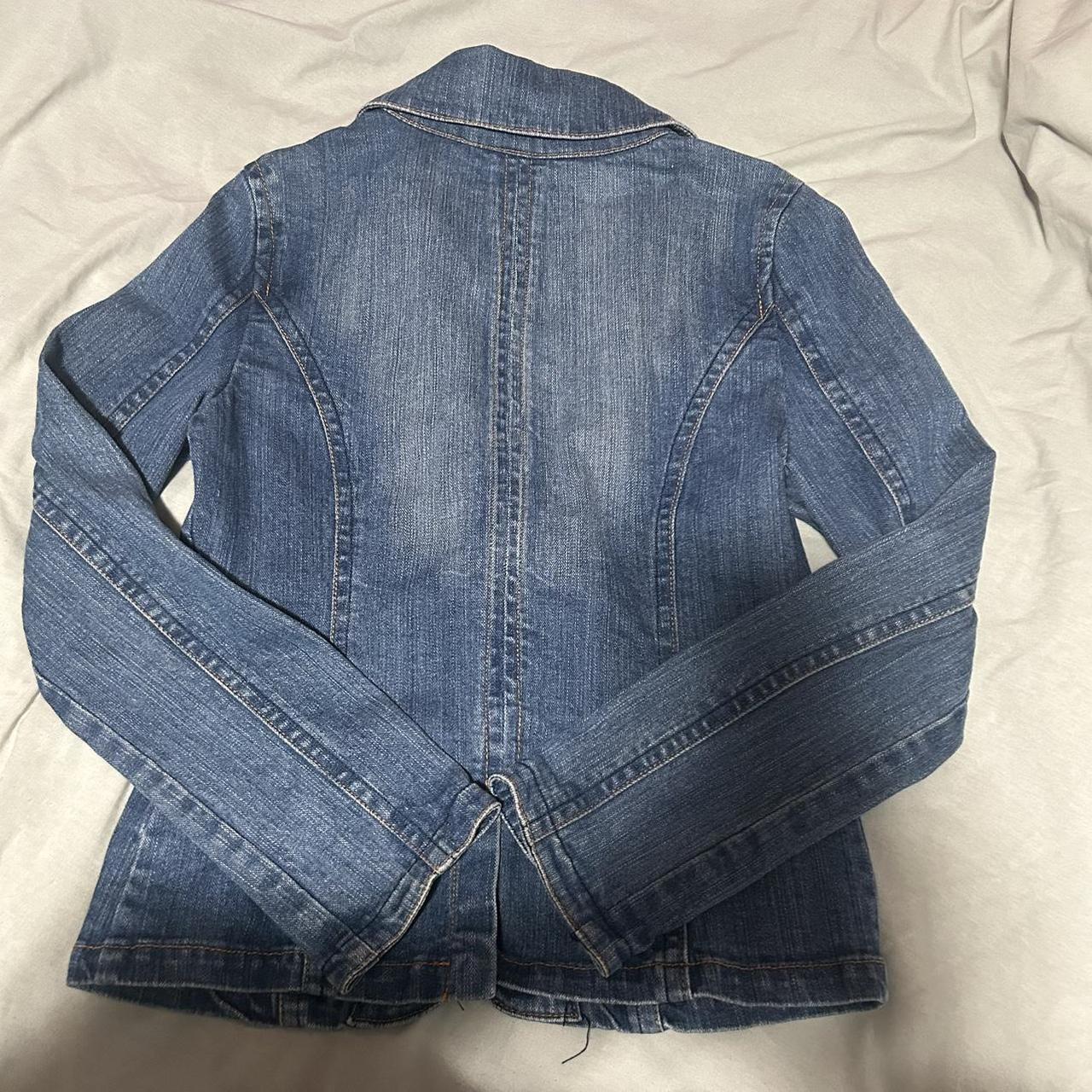 Early 2000s denim jacket. Has two pockets and two... - Depop
