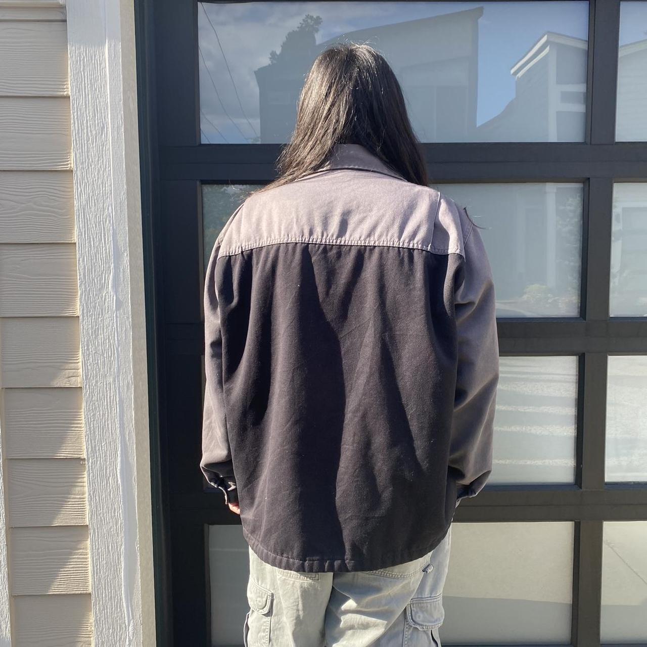 Dickies Men's Black and Grey Jacket | Depop