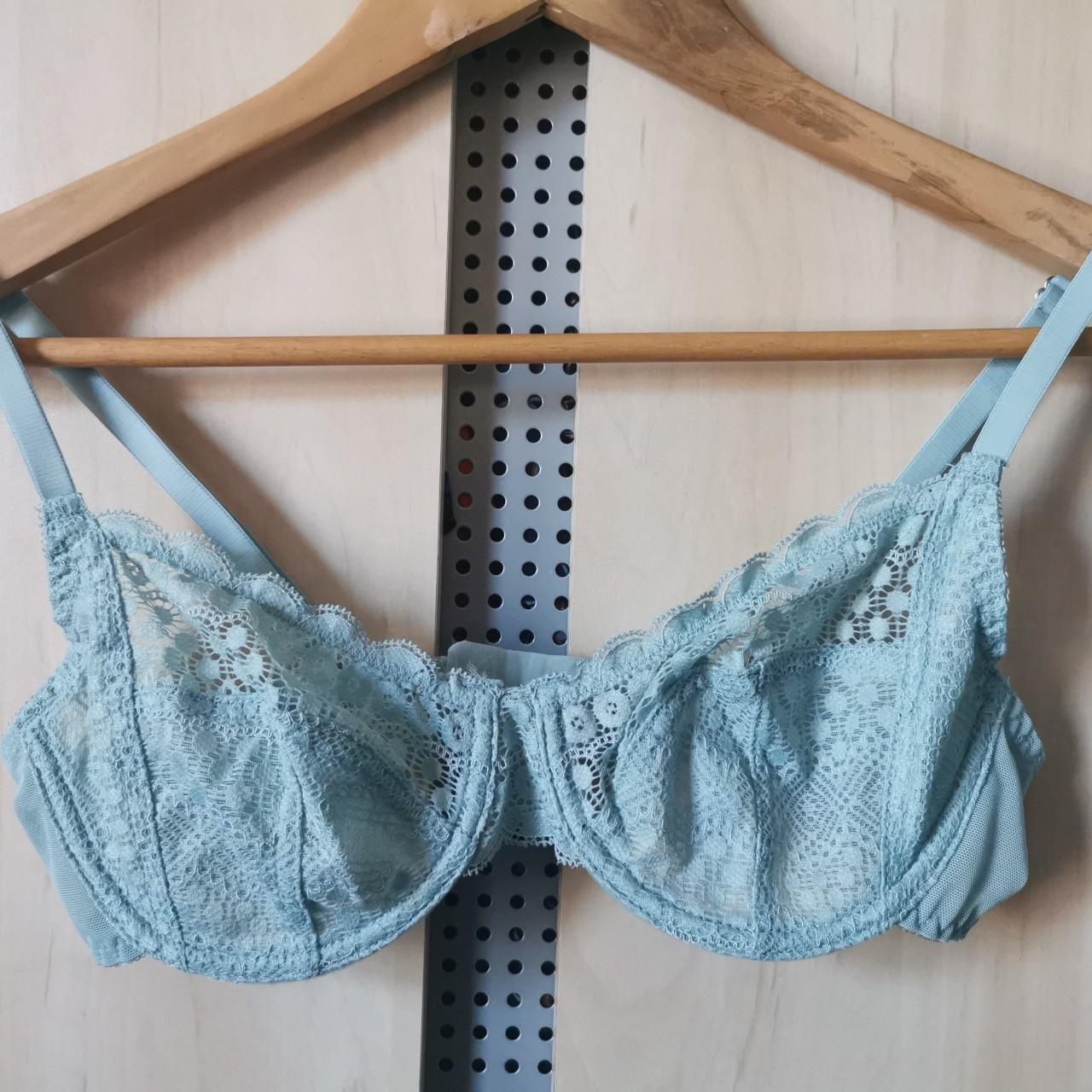 New Primark 34c Duck Egg Blue Underwired Adjustable... - Depop