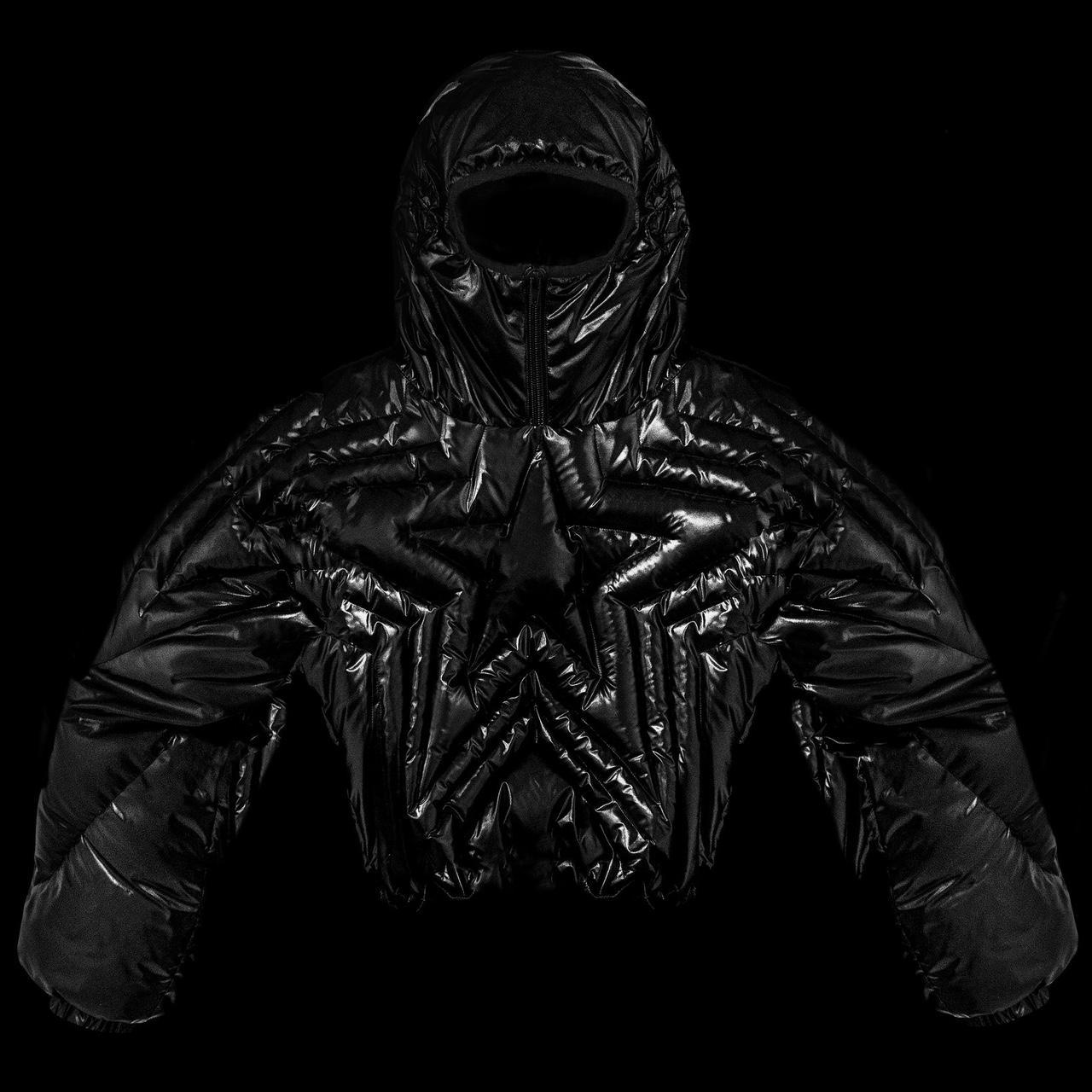 BADSON BLACK STAR PUFFER BRAND NEW WITH TAGS AND... - Depop