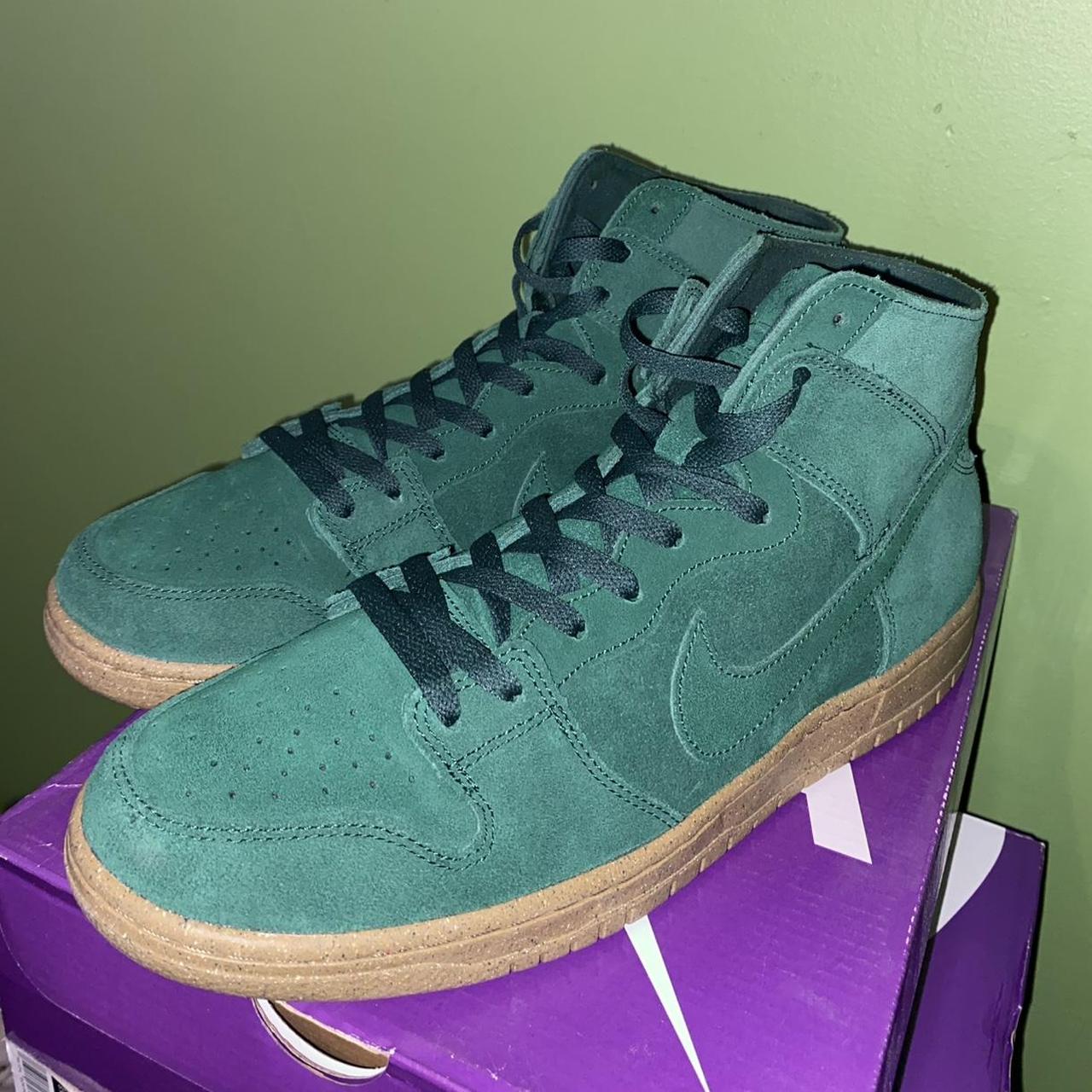 Nike SB Dunk High Pro Decon Gorge Green - Black Like... | Depop