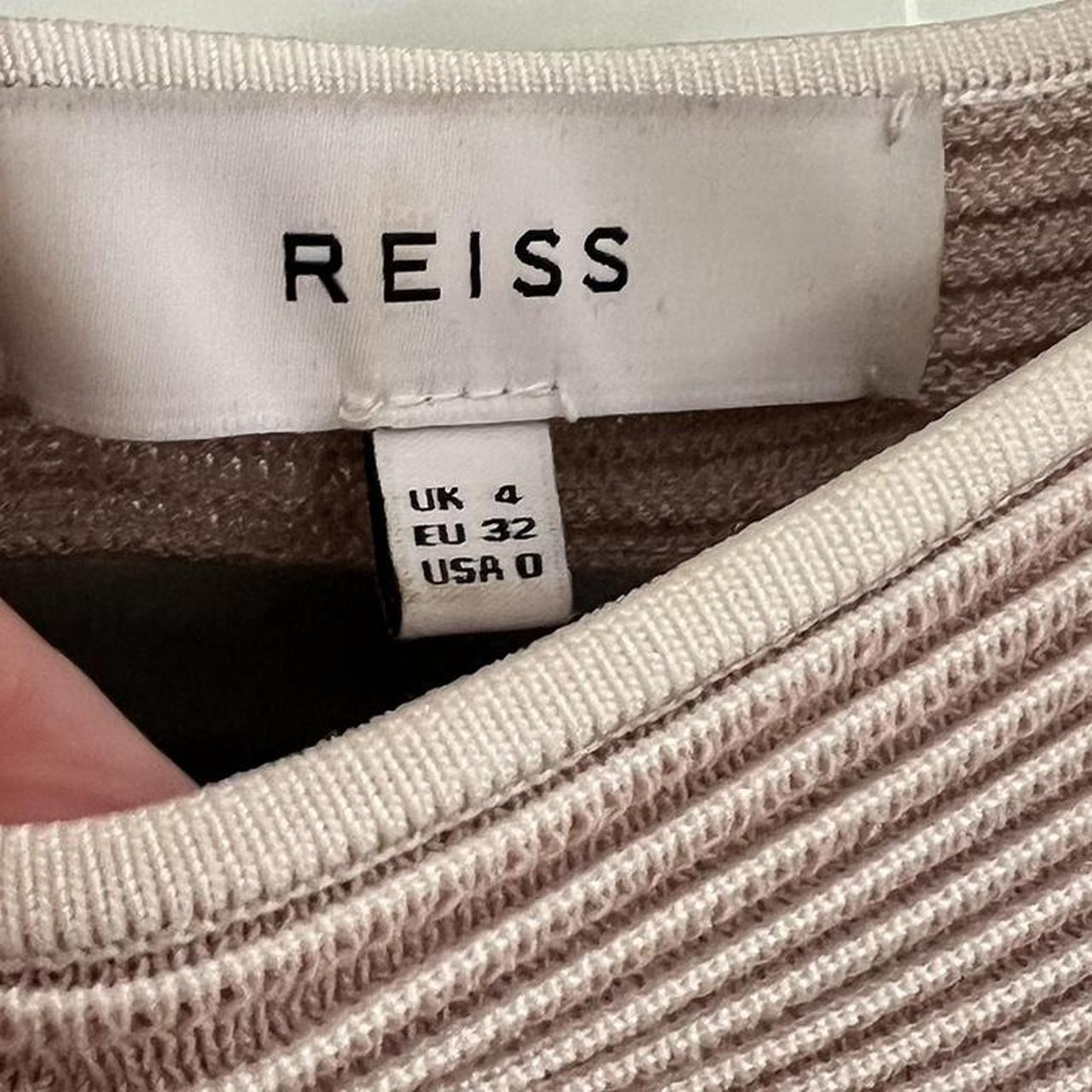 REISS Simone ripple stitch dress 👗 Rrp £135 Size 4... - Depop