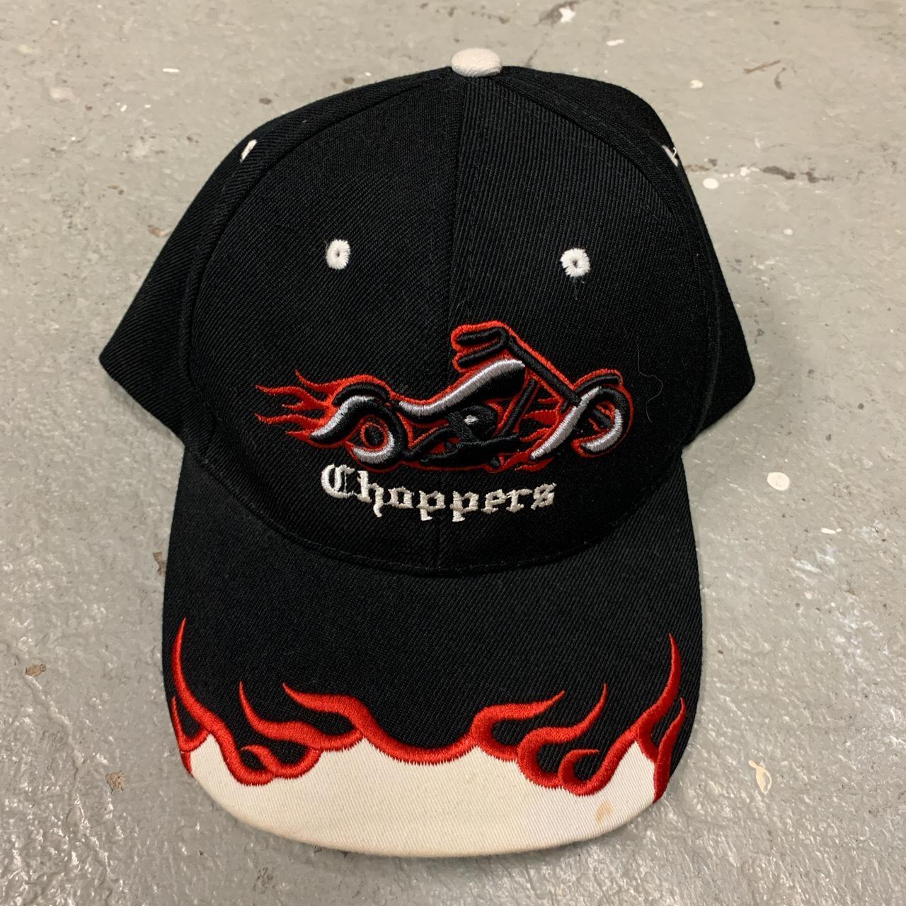 West Coast Choppers Flame Hat Small stain on front... - Depop