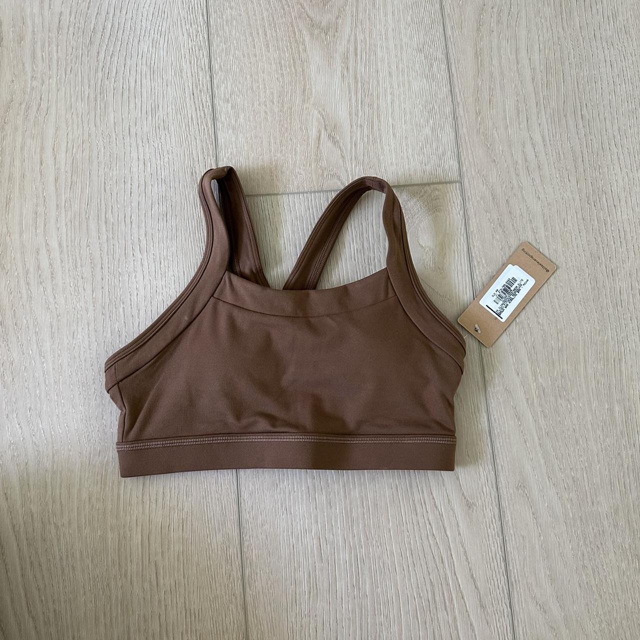 Elite Eleven brown sports bra - Depop