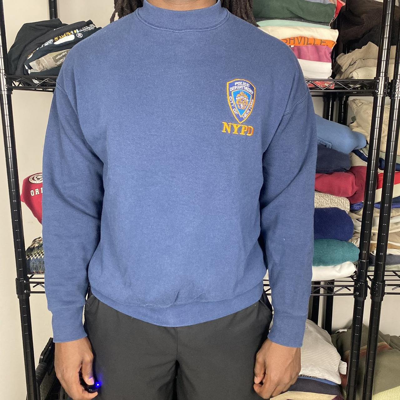Vintage nypd sweater In great condition no stains... - Depop