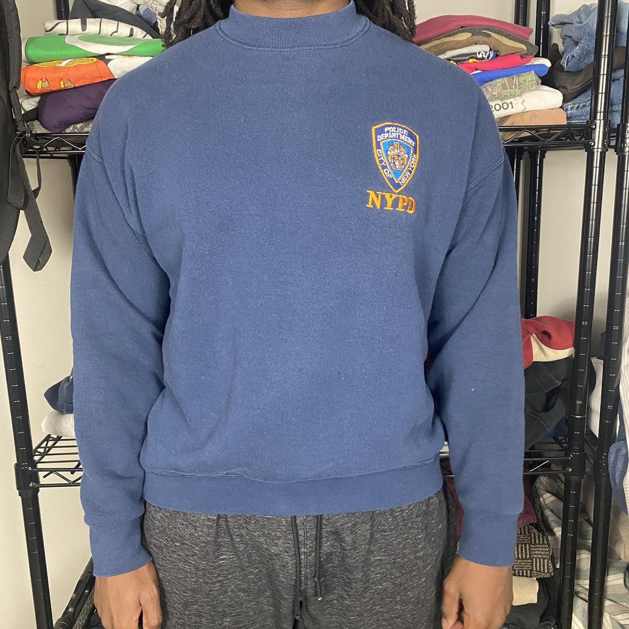 Vintage nypd sweater In great condition no stains... - Depop