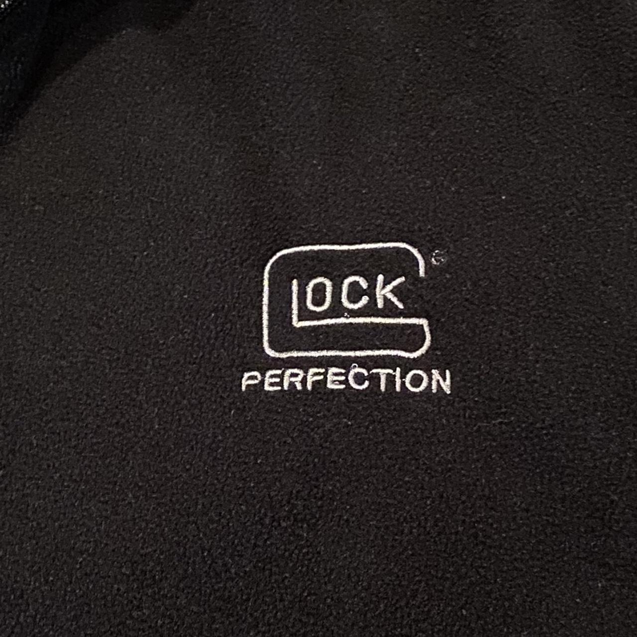 90s Glock Perfection Fleece zip up jacket . Fits a... - Depop